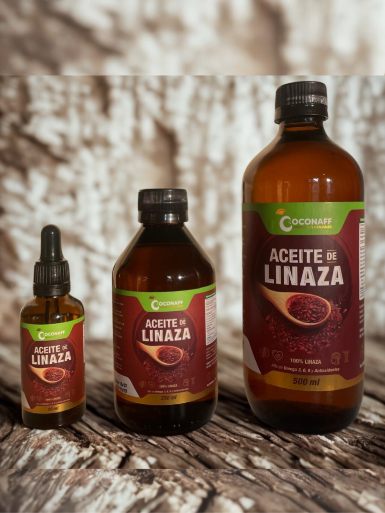 Aceite de Linaza 50ml | Prensado en Frío, 100% natural | Coconaff ...